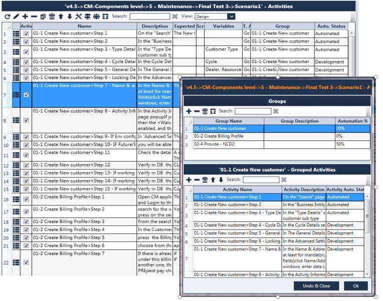 Ginger - Amdocs BEAT Testing Studio (ABTS) Integration