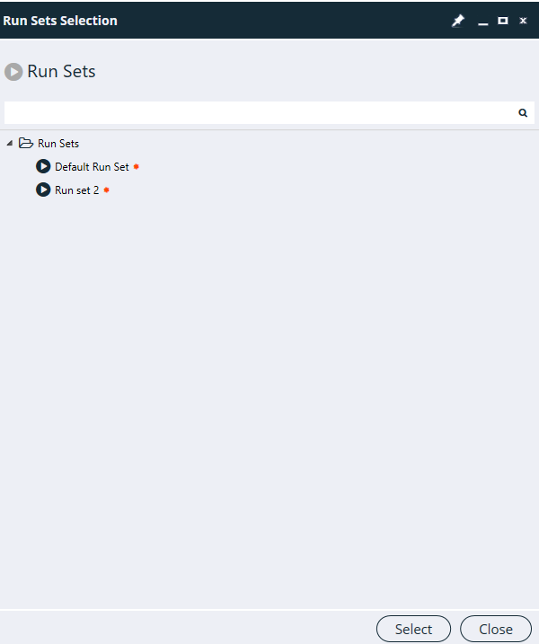 How to Create a Run Set