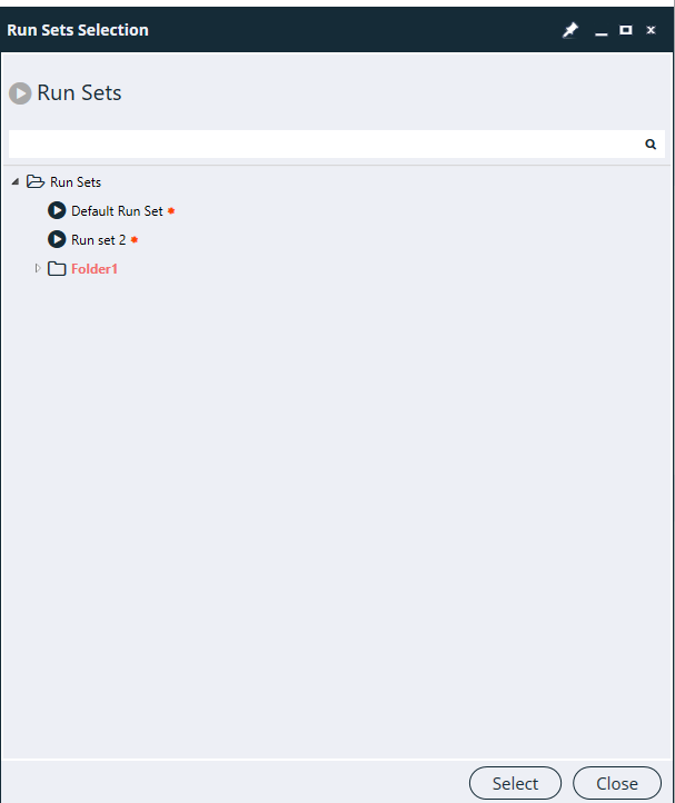 How to Create a Run Set