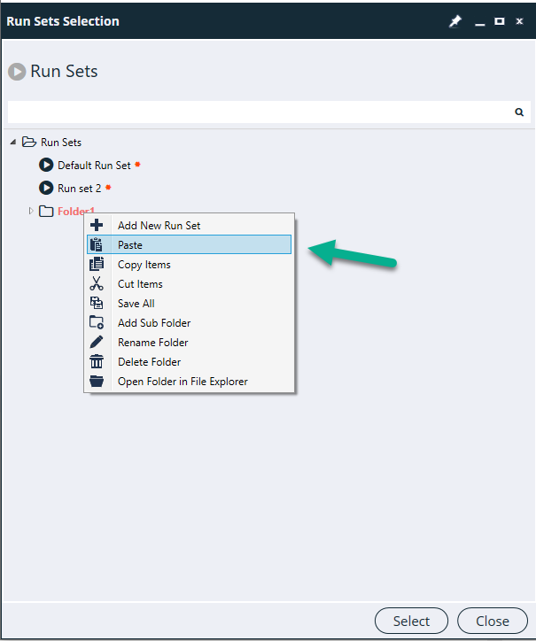 How to Create a Run Set