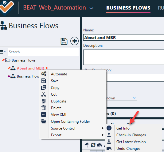 How to use Source Control in Ginger