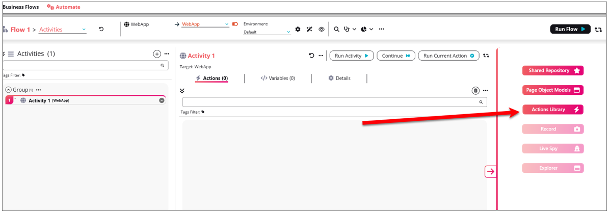 Web Smart Sync Action