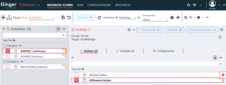 Ginger Components in High Level